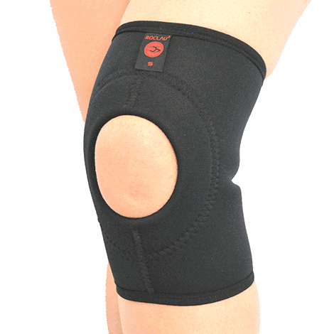 ÓRTESIS RODILLERA ROTULA ABIERTA CORTA - Roclau